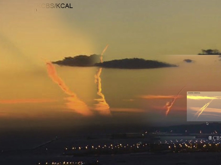 Los Angeles Missile Contrail Explained in Pictures – Contrail Science